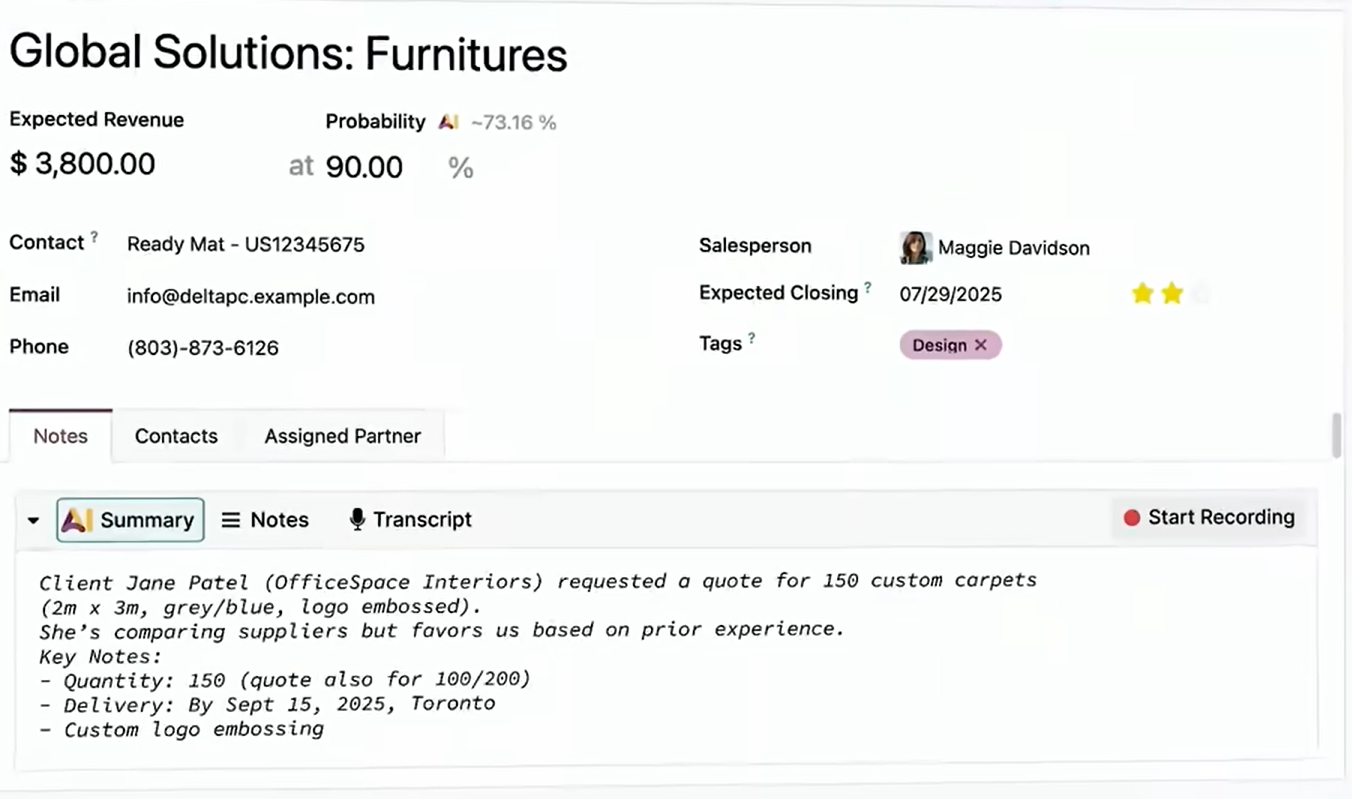 Odoo IA - Tout savoir sur le nouvel agent IA d'Odoo 19